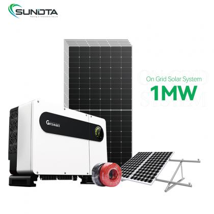Custom 1MW on Grid Solar Panel Solar System,Wholesale 1MW on Grid Solar ...